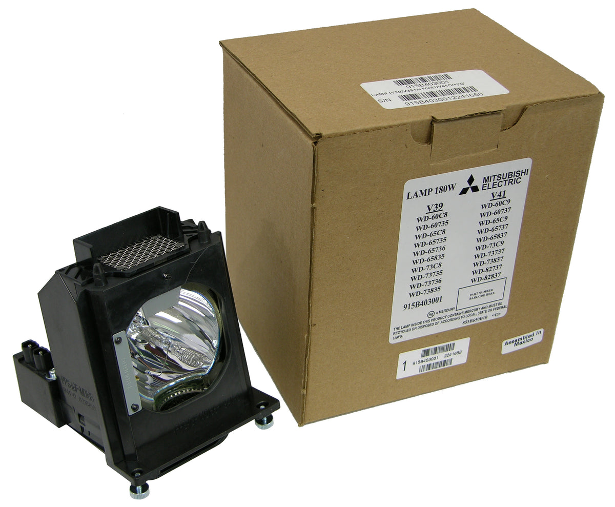 Original Genuine Mitsubishi 915B403001 New DLP Lamp/Bulb with Housing ...